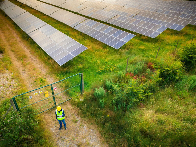 Solar Farm Security Fencing & Gates : Alexandra Security Limited