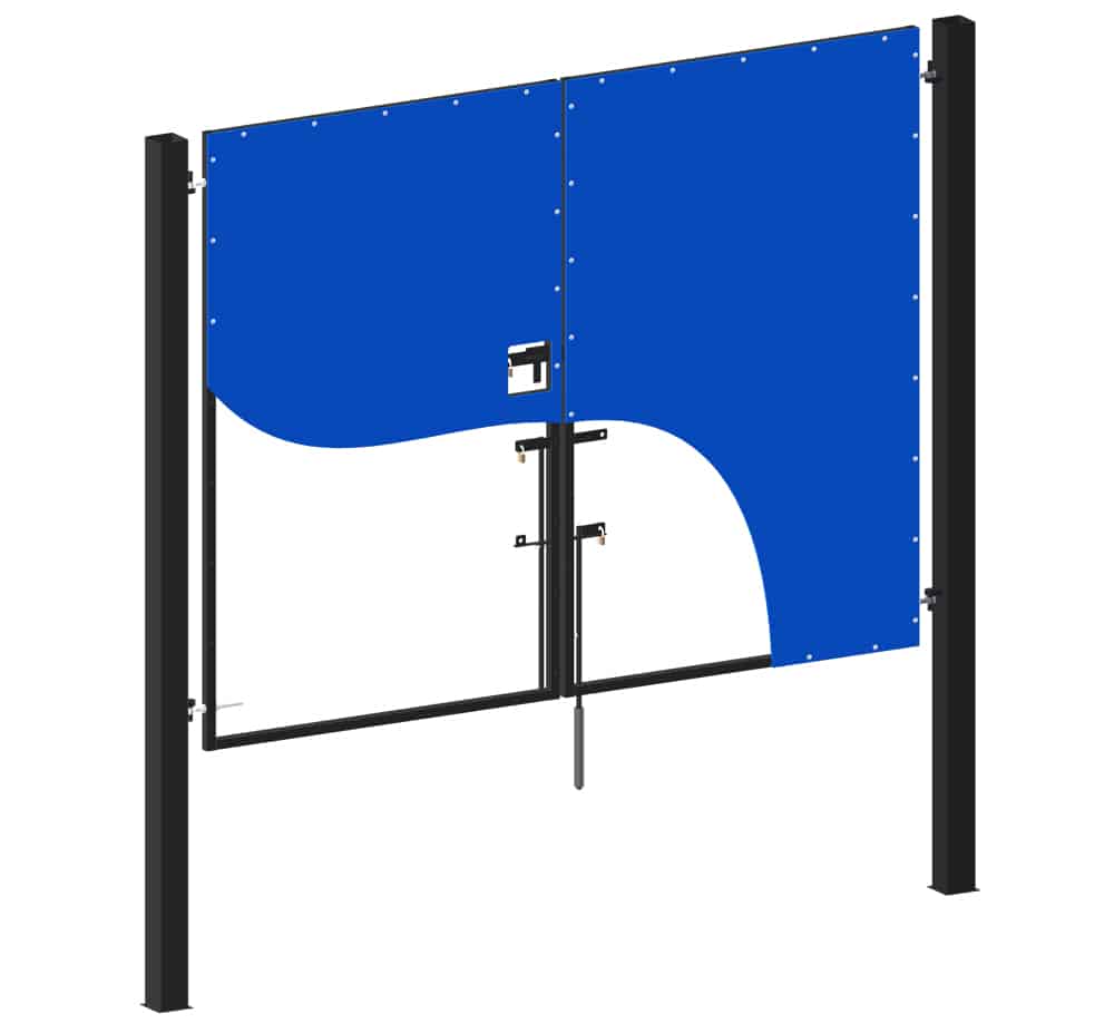 SiteGard™ – Double Leaf Mesh Gate - Temporary Mesh Gate : Alexandra ...