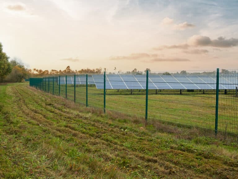 Solar Farm Security Fencing & Gates : Alexandra Security Limited